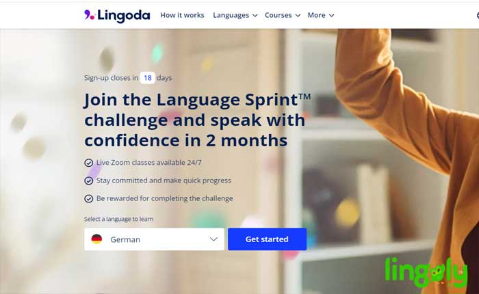 All Lingoda Promo Codes (October 2025) - Get Up to 60% Off Now » Lingoly.io